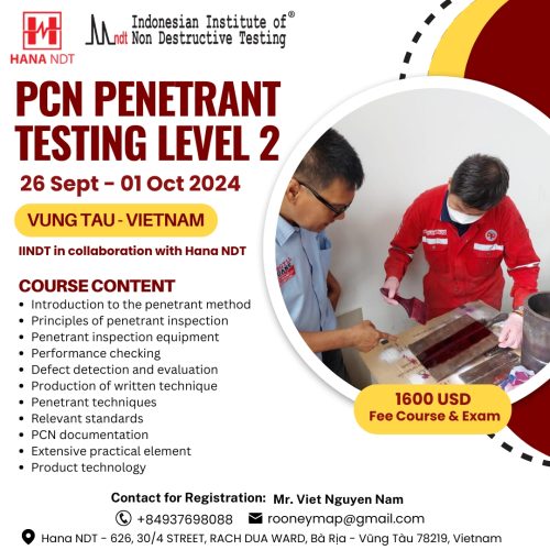 Download Our NDT Training Brochure - IINDT Batam