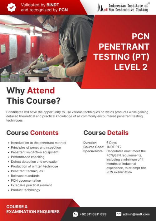 Download Our NDT Training Brochure - IINDT Batam